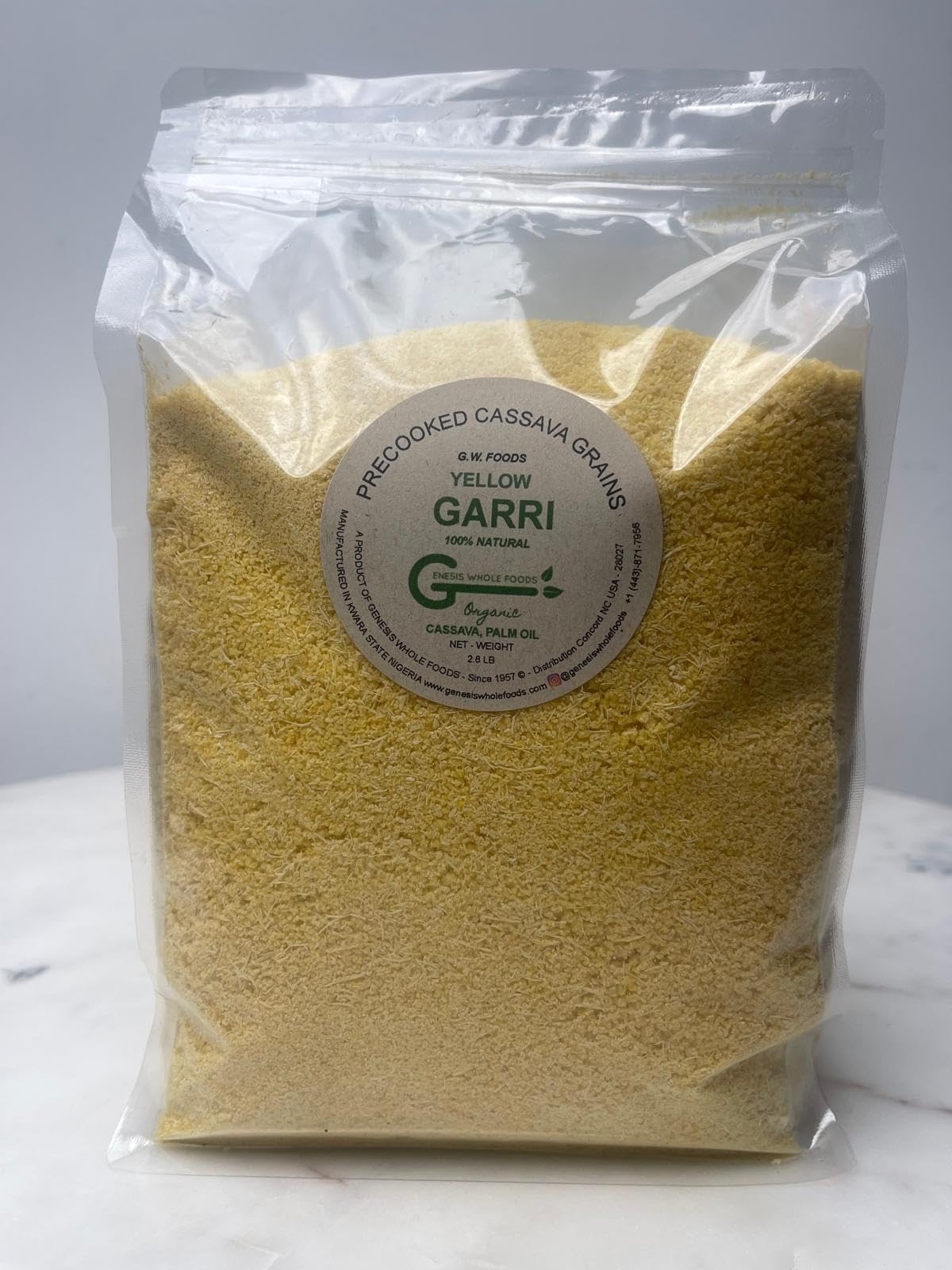 Mua Genesis Whole Foods Premium Yellow Garri – 2.8 lb | Nigerian Store ...