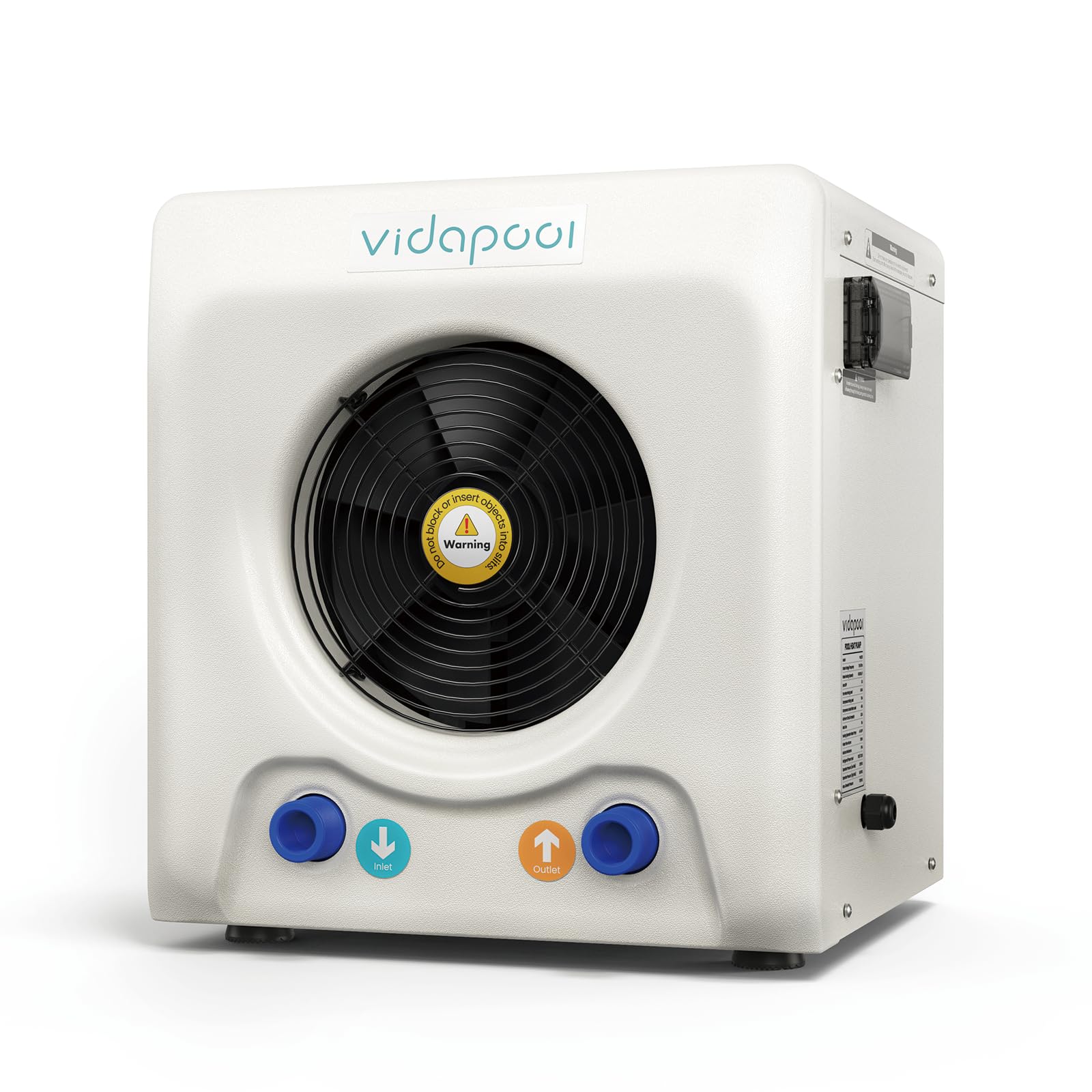 Vidapool 16,000 BTU Swimming Pool Heat Pump Electric Pool Heater for ...