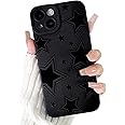 Amazon.com: Lovmooful Compatible for iPhone 13 Case Cute Cool Star Black Design for Girls Women ...