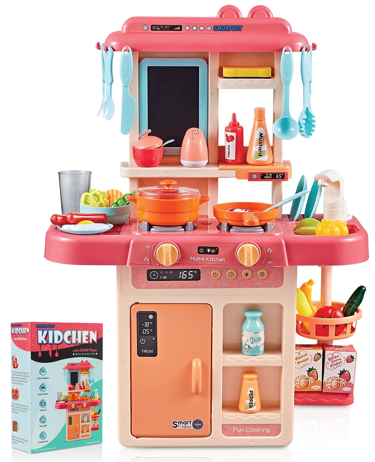 Surefect - Kitchen Play Set with Accessories- Mini Kitchen Set with ...