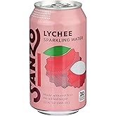 Amazon.com: Sanzo Flavored Sparkling Water - Lychee (Berry), 12-Pack - Carbonated Drink Made ...