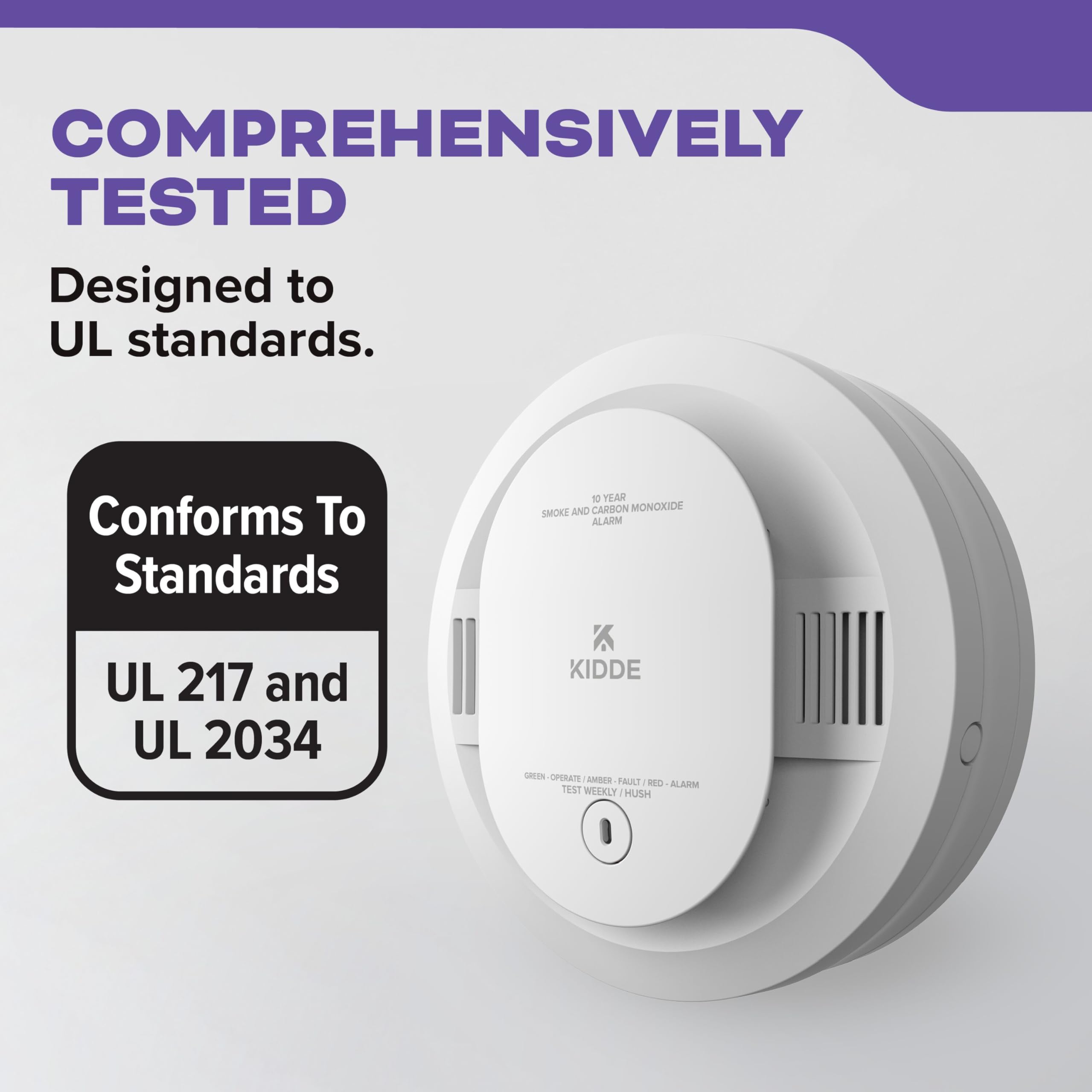 Mua Kidde Smoke and Carbon Monoxide Detector, 10-Year Battery Powered ...