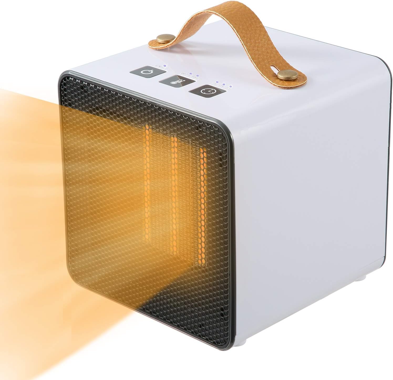 MOTYYA Ceramic Space Heater, Electric Portable Heater – 400W/800W ...