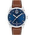 Amazon.com: Movado Bold Verso Men's Luxury Quartz Watch - Swiss Movement, Leather Strap - Water ...