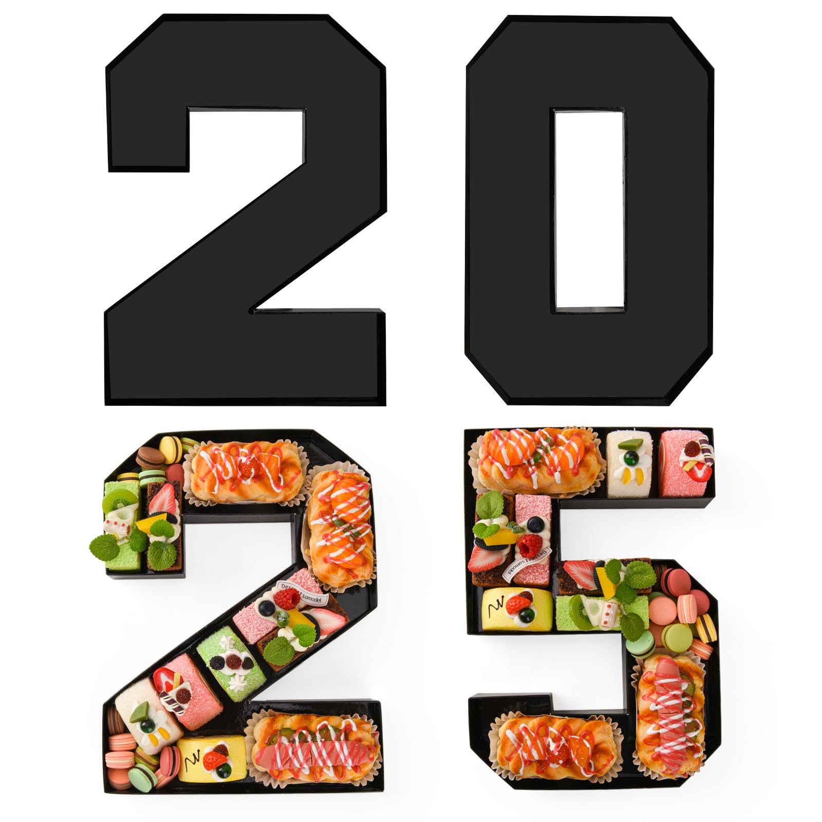 Lingringdcy 2025 Cardboard Number Box 12’’ Large Fillable Tray for ...