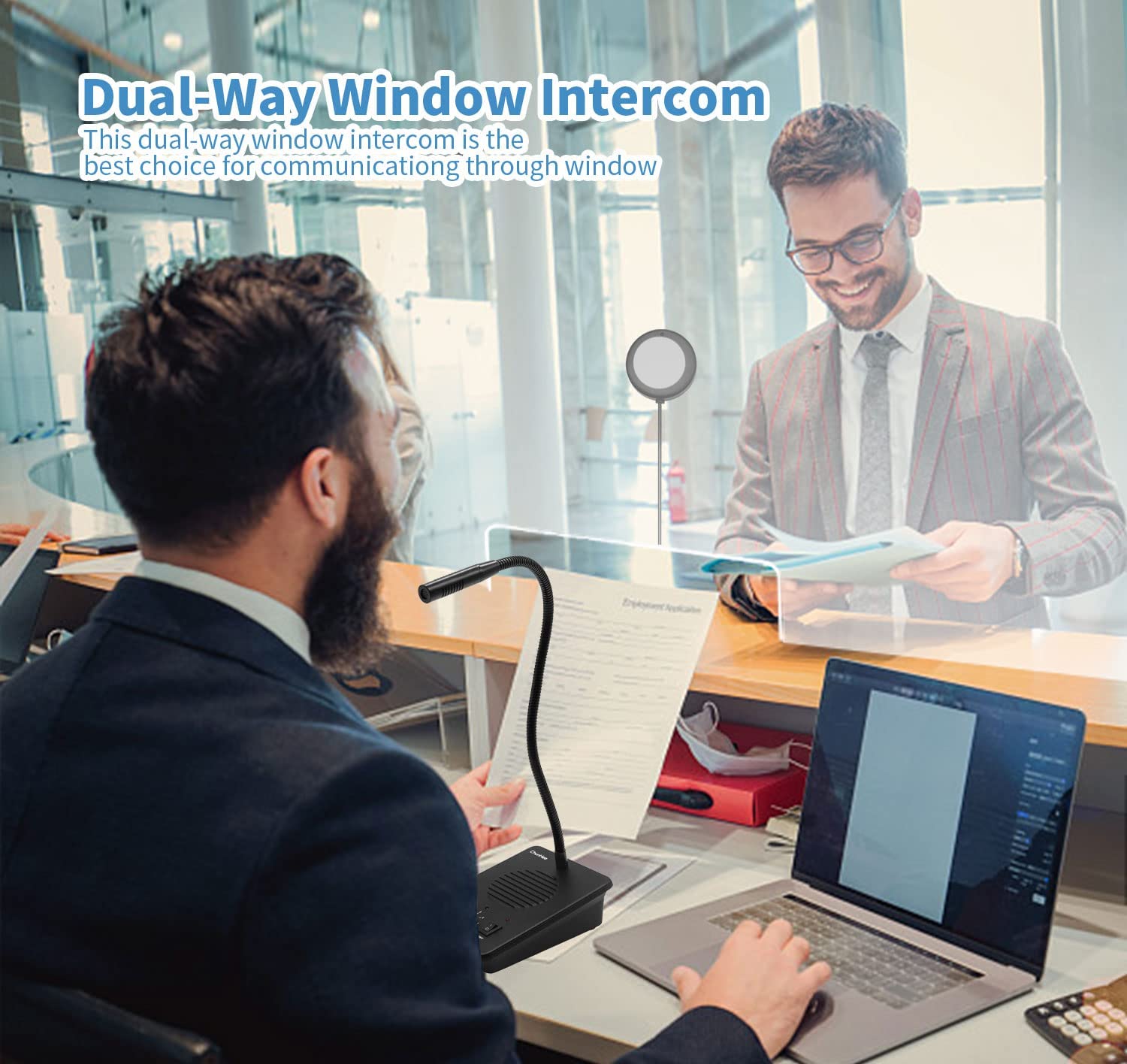 Mua ChunHee Window Speaker Intercom System Anti-Interphone Dual-Way Intercommunication ...