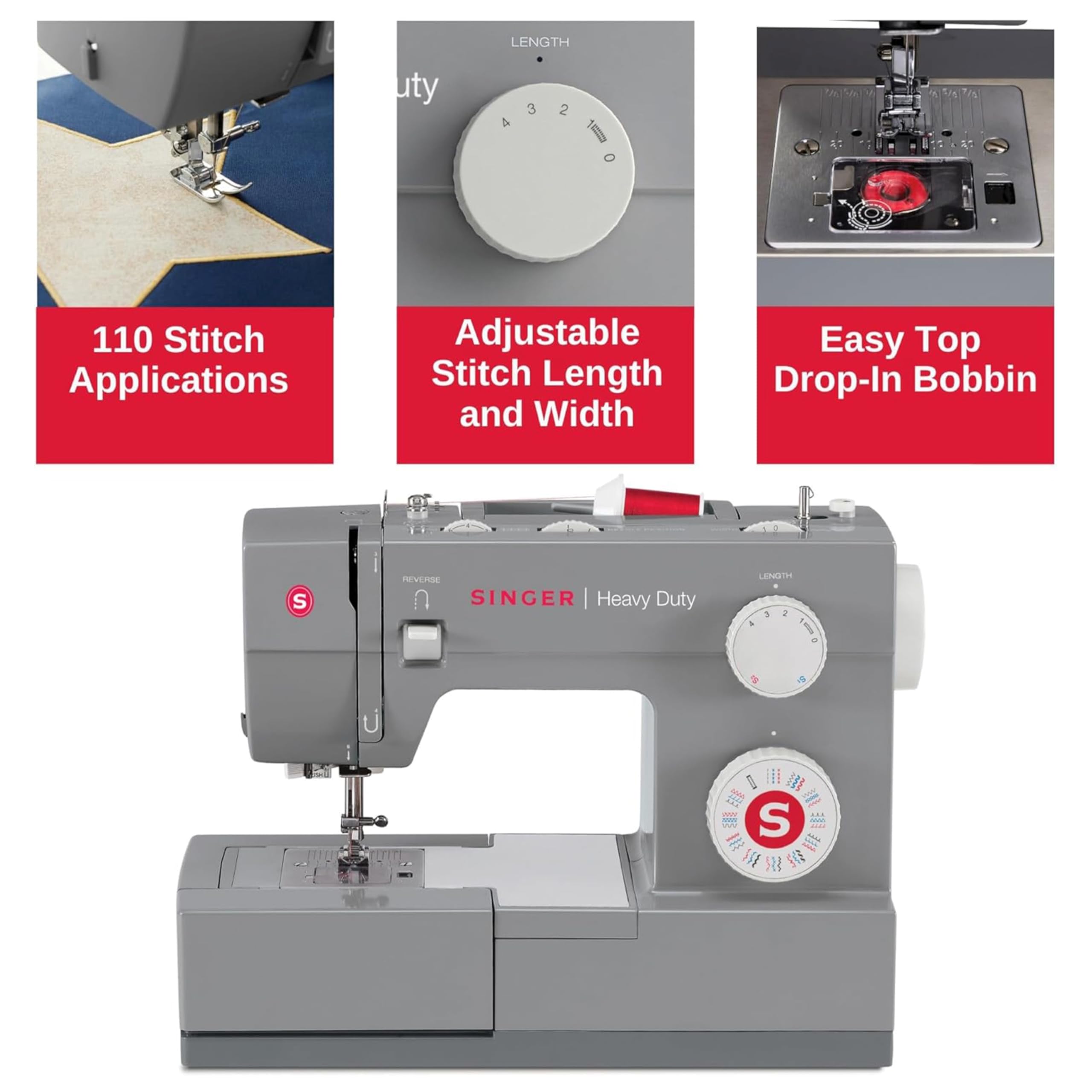 Mua Singer Sewing 4432 Heavy Duty Extra-High Speed Sewing Machine with ...