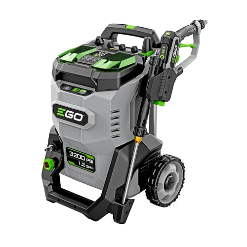 EGO HPW3200 3200 PSI 56-Volt Lithium-ion Cordless Pressure Washer with ...