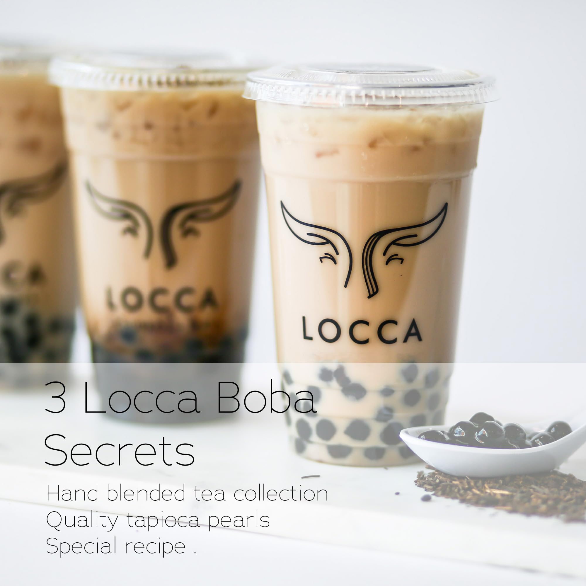 Mua Locca Boba Tea Kit | Thai Tea Boba Kit | 8 Servings Premium Boba ...