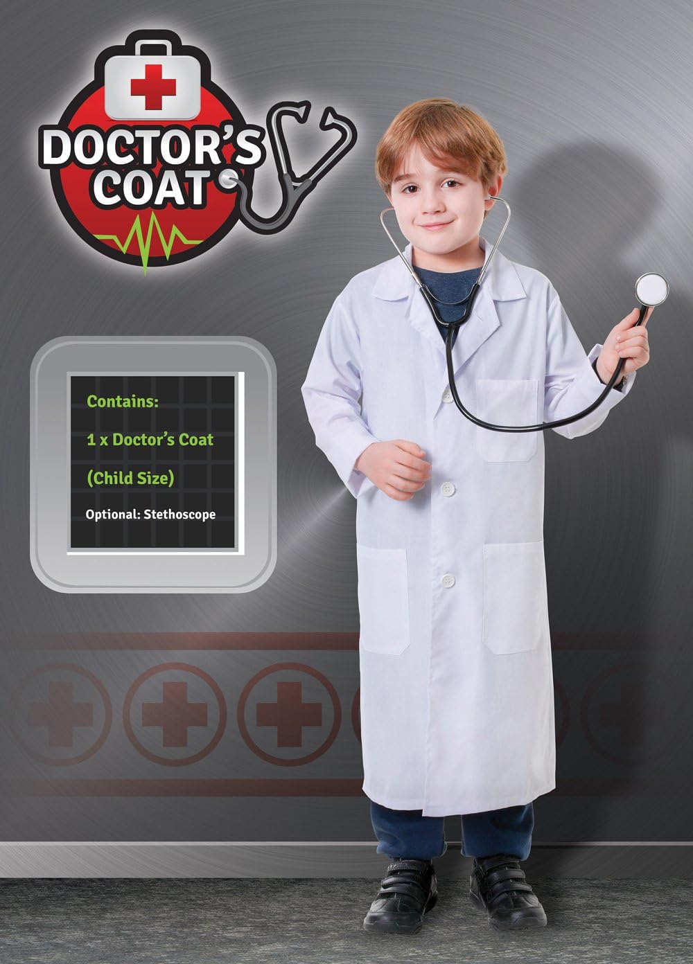 Bristol Novelty CC310 Doctor Coat Costume, Large – BigaMart