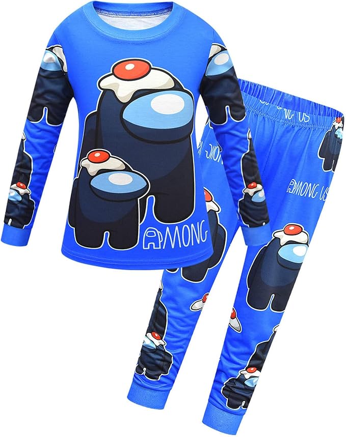 Kids Boys Pajamas Sleepwear Set Among us Crewmate Pjs Pajamas Sleepwear ...