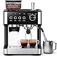 Amazon.com: COWSAR Espresso Machine 15 Bar, Semi-Automatic Espresso Maker with 30-Position ...