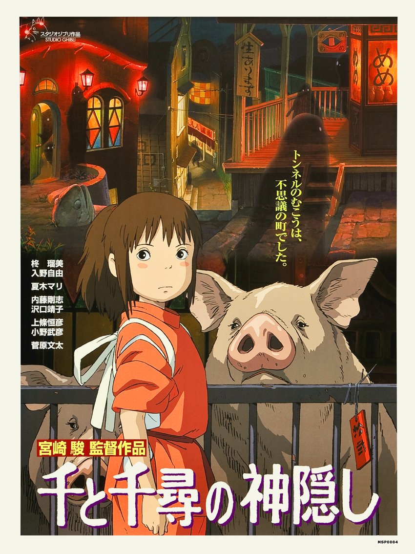 onthewall El Viaje de Chihiro Studio Ghibli Póster: Amazon.es: Hogar