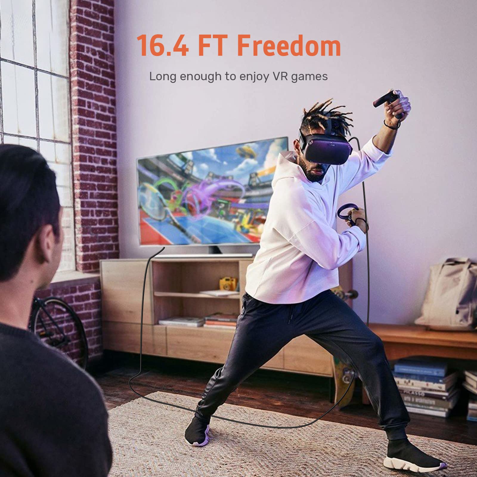 Mua Alxum Link Cable 16FT, USB3.0 Type A to C Link Cable for PC, High ...