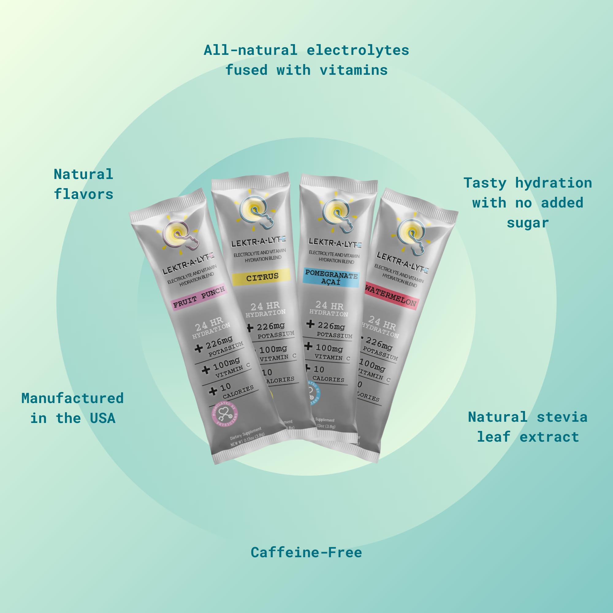 Mua LEKTR-A-LYTE – Dr. Formulated - Daily Electrolyte Hydration Packet ...