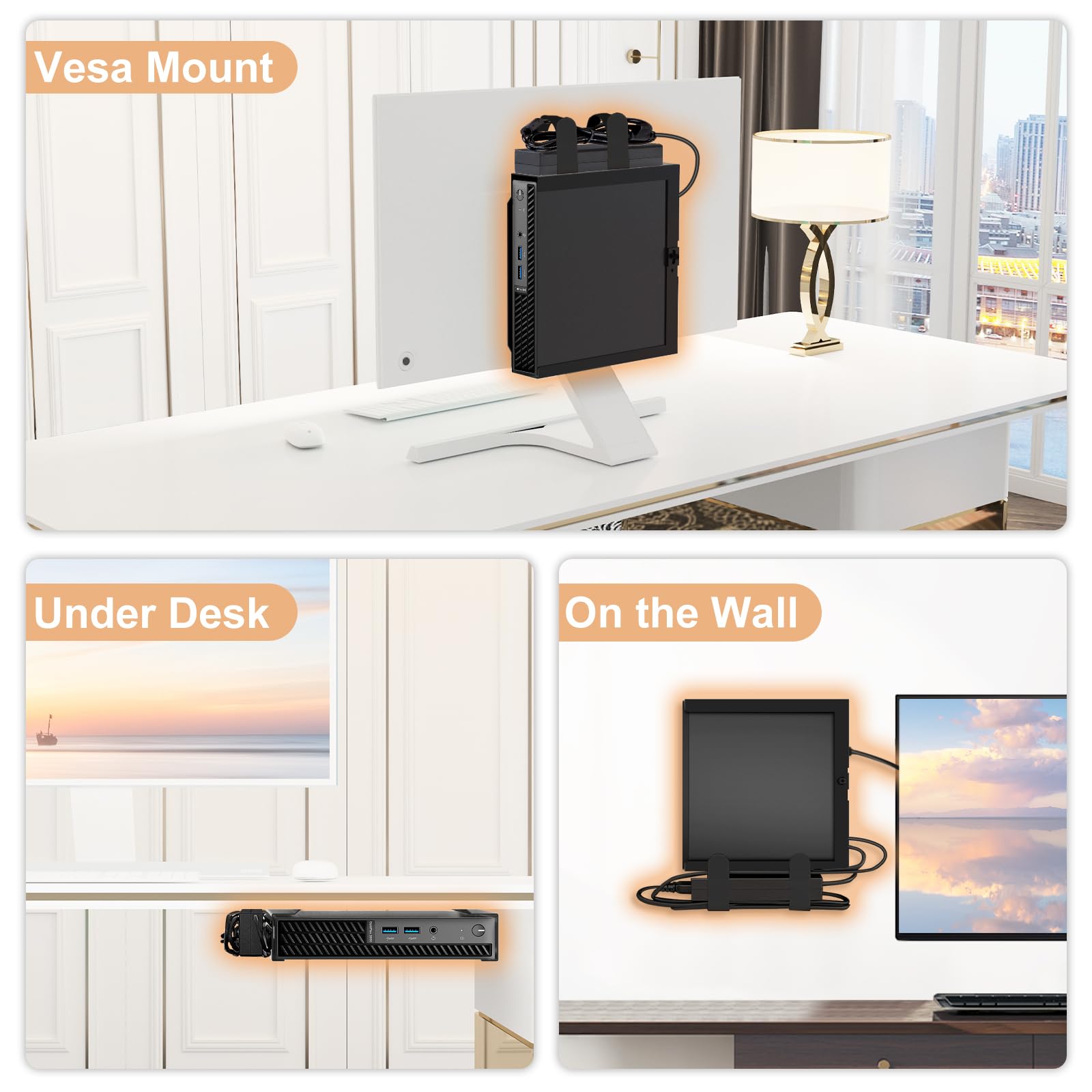 Mua Mount for HP Mini PC Wall VESA and Under Desk Mount for HP ...
