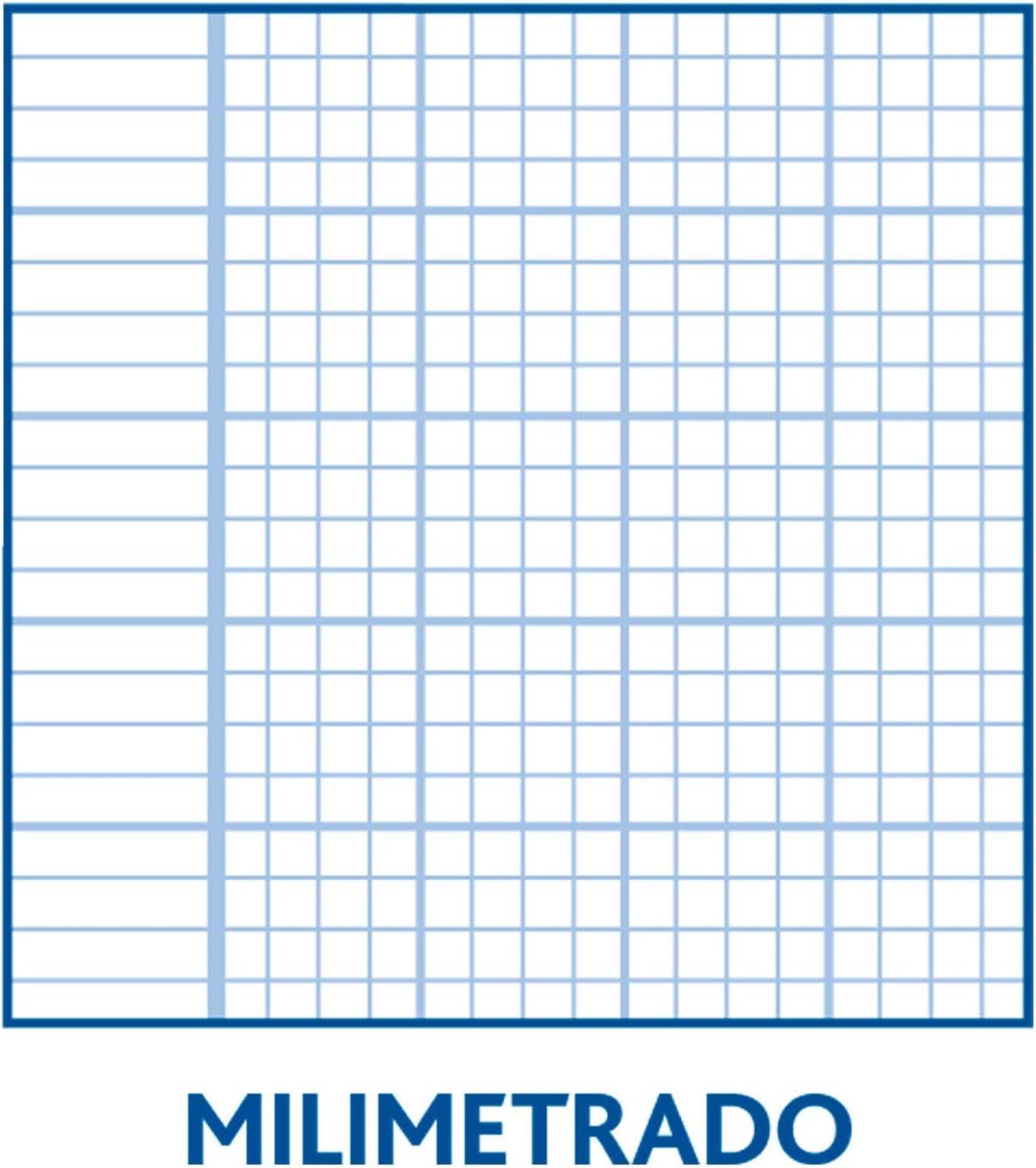 Unipapel 98440294 of 10 Spiral Notebooks, Graph Paper, Soft Cover ...