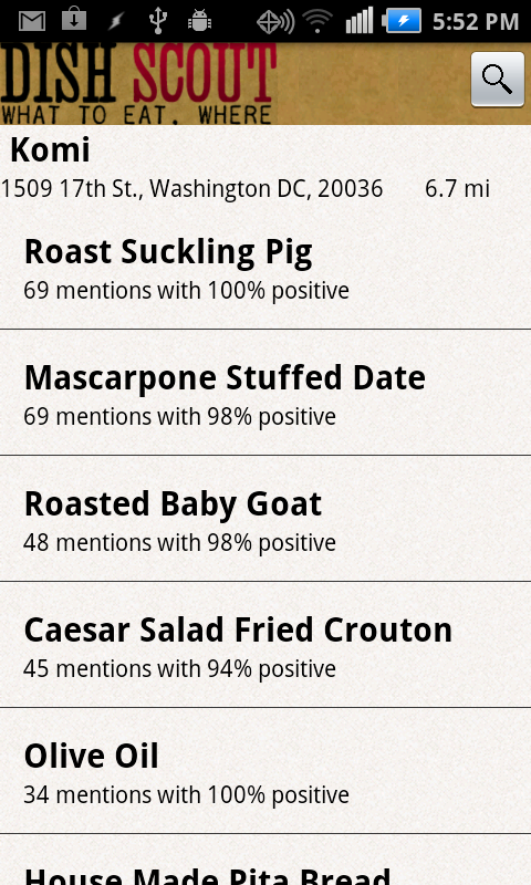 Dish Scout DC:Amazon.com:Appstore for Android