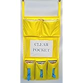 Amazon.com : It's Sew EZ PPE Isolation Door Caddy - 8 Pockets - Yellow ...