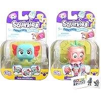 Amazon.com: Squirkies Fidget Pets (2 Pack Random) with 2 Gosutoys ...
