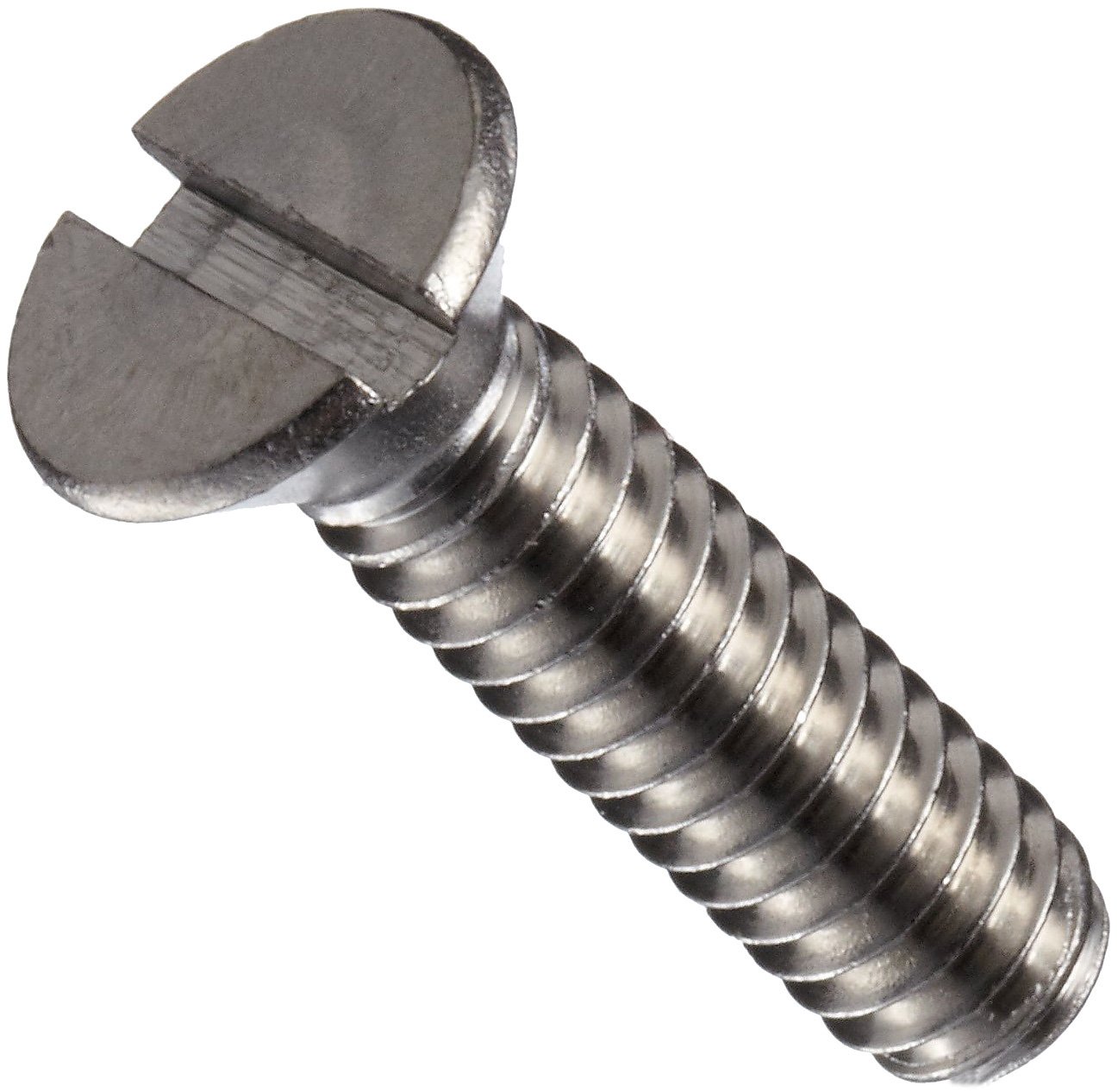 Flat Head 8 32 Threads 5 16 Length Plain Finish Pack Of 100 Stainless
