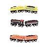 Battat – Wooden Trains – Toddler Railroad Set – Trains in Yellow ...