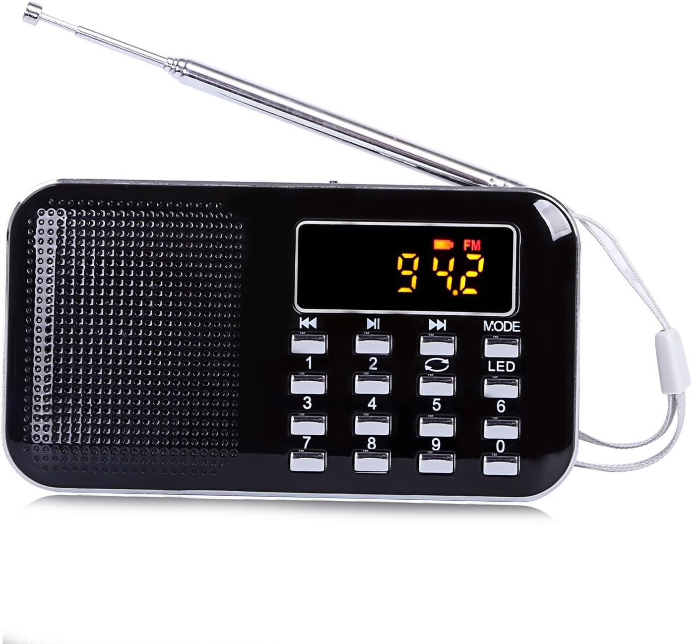 Mini Radio de Poche YOKKAO AM / FM Haut-Parleur Lecteur MP3 ...