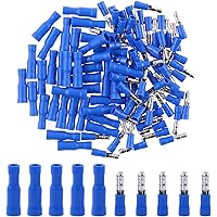 Amazon.com: Hilitchi 50Pairs Insulated Male Female Bullet Quick Splice ...