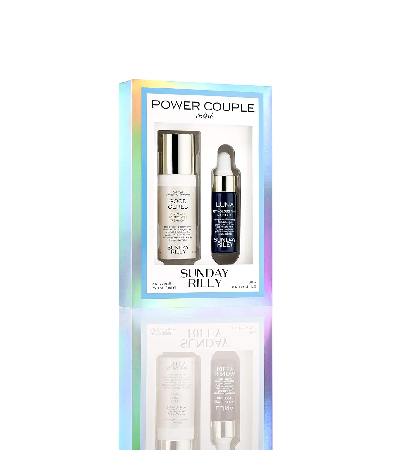 Amazon.com: Sunday Riley Mini Power Couple Travel Kit, 0.4 fl. oz ...