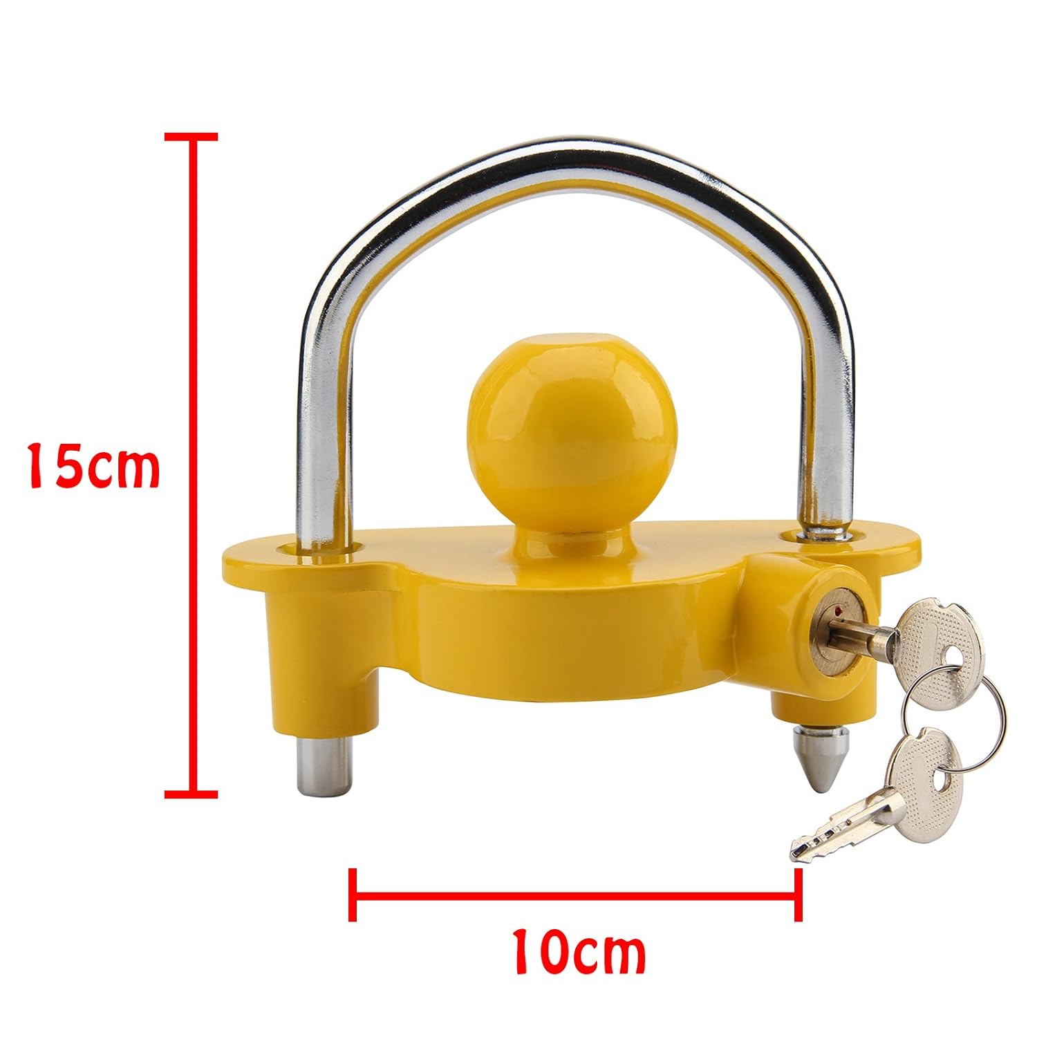 Automotive AllRight Trailer Ball Lock Universal Security Coupling Lock ...