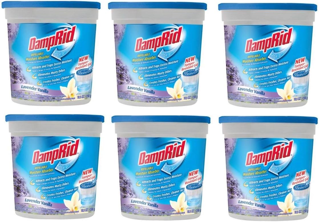 Amazon.com - Damp Rid FG01LV Lavender and Vanilla Moisture Pack of 6