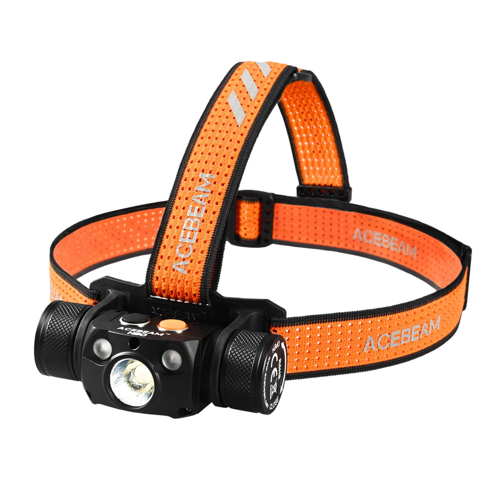 ACEBEAM H30 Brightest Headlamp Max 4000 High Lumens White Light + Red ...