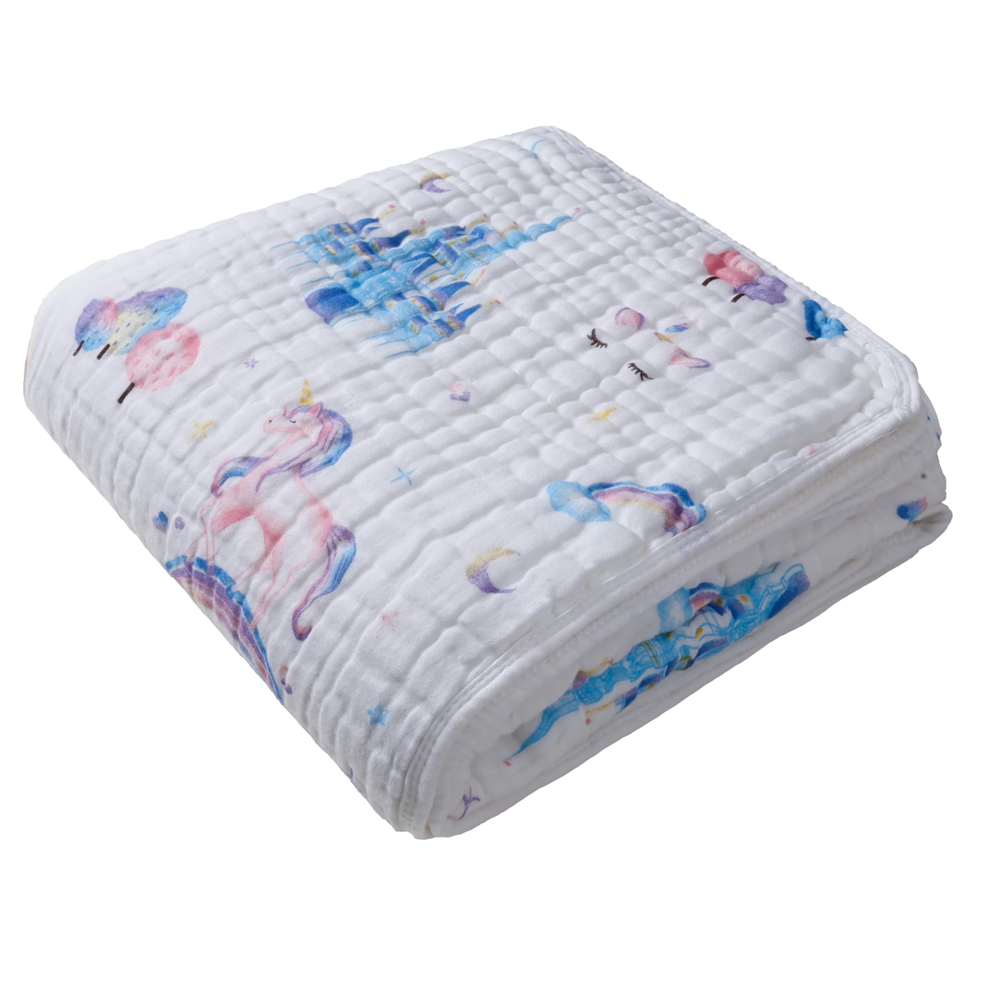 ZPECC Muslin Baby Blanket Thicker, 30x40 Organic Cotton Newborn ...
