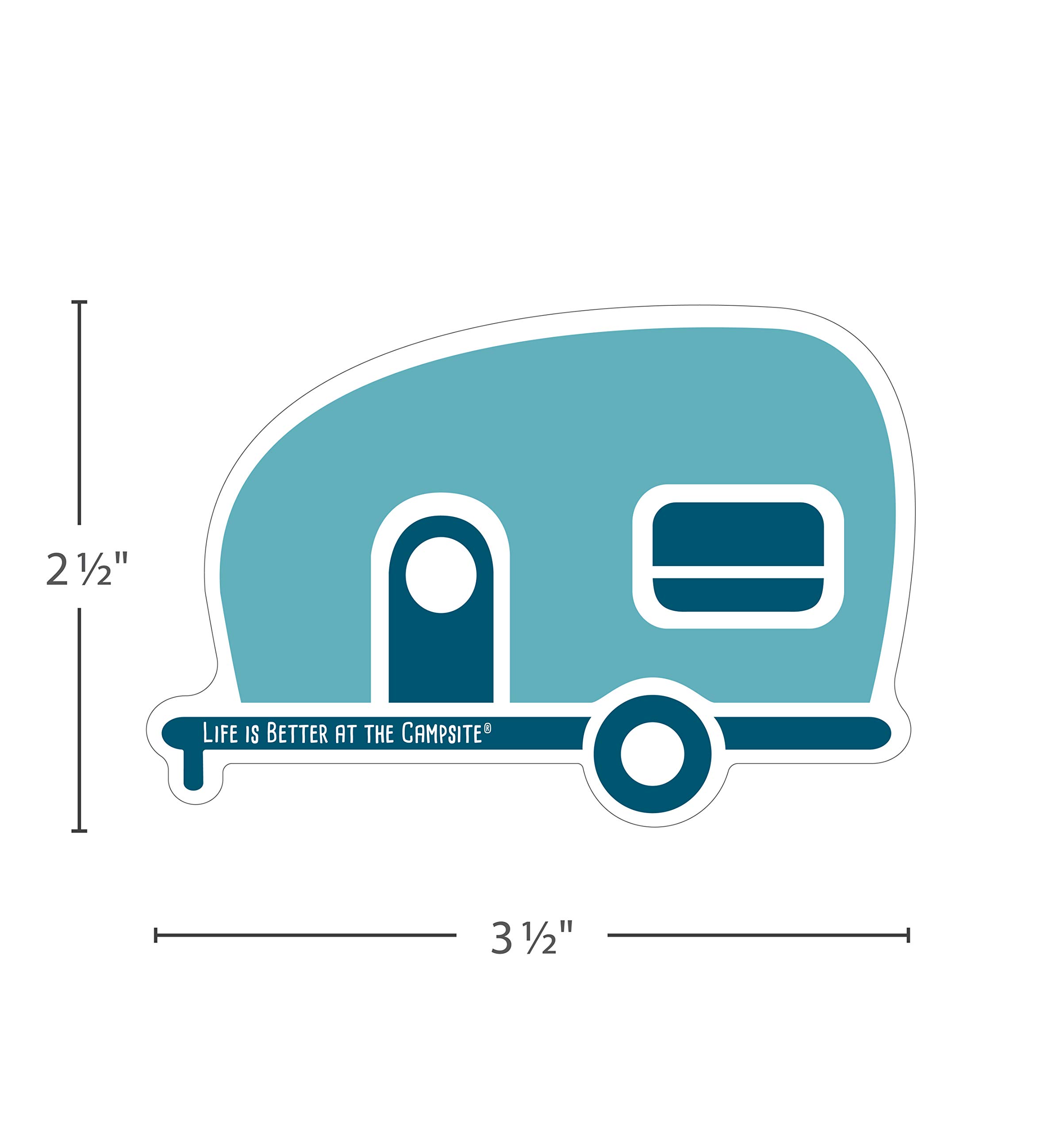 Mua Camco Life is Better at The Campsite Teal Teardrop Sticker Decal-Personalize Your RV Camper ...