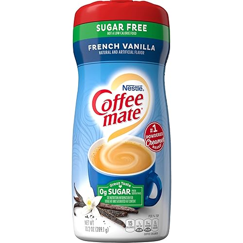 Nestle Coffee mate French Vanilla Sugar Free Powder Coffee Creamer in ...