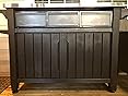Keter Unity XL Indoor Outdoor Entertainment BBQ Storage Table/Prep ...