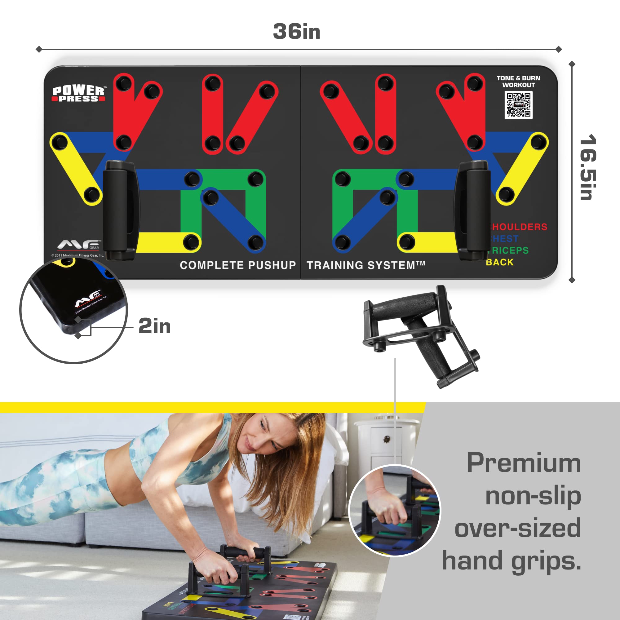 Mua Push Up Board – Foldable Push Up Board for Men and Women, Push Up ...