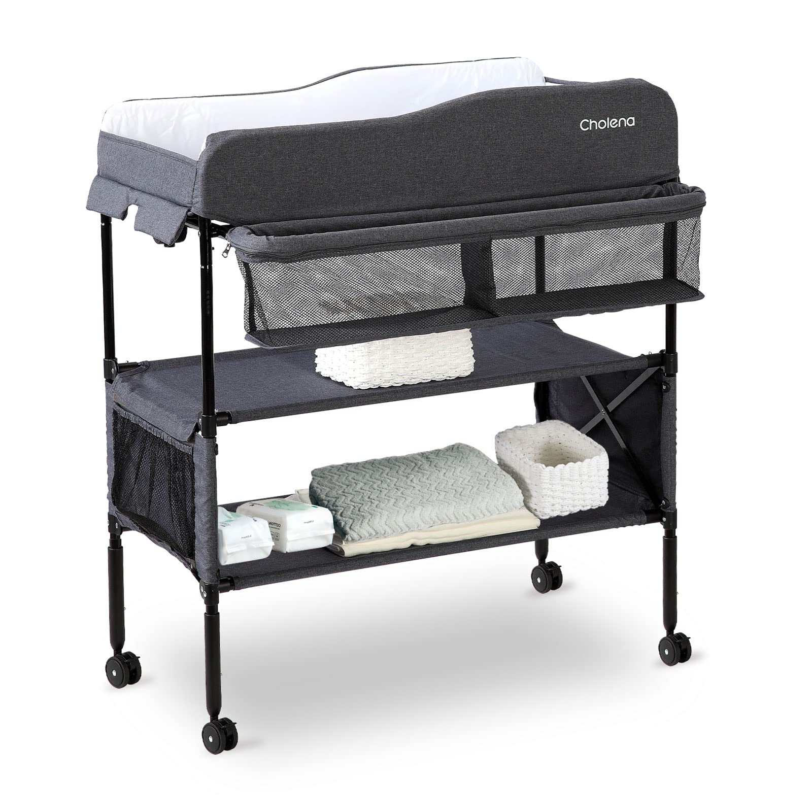 Mua cholena Changing Table Foldable Baby Changing Table, Adjustable ...