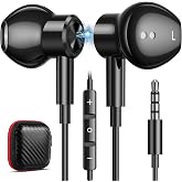 Amazon.com: Wired Earbuds for Chromebook Laptop PC,3.5mm in Ear ...