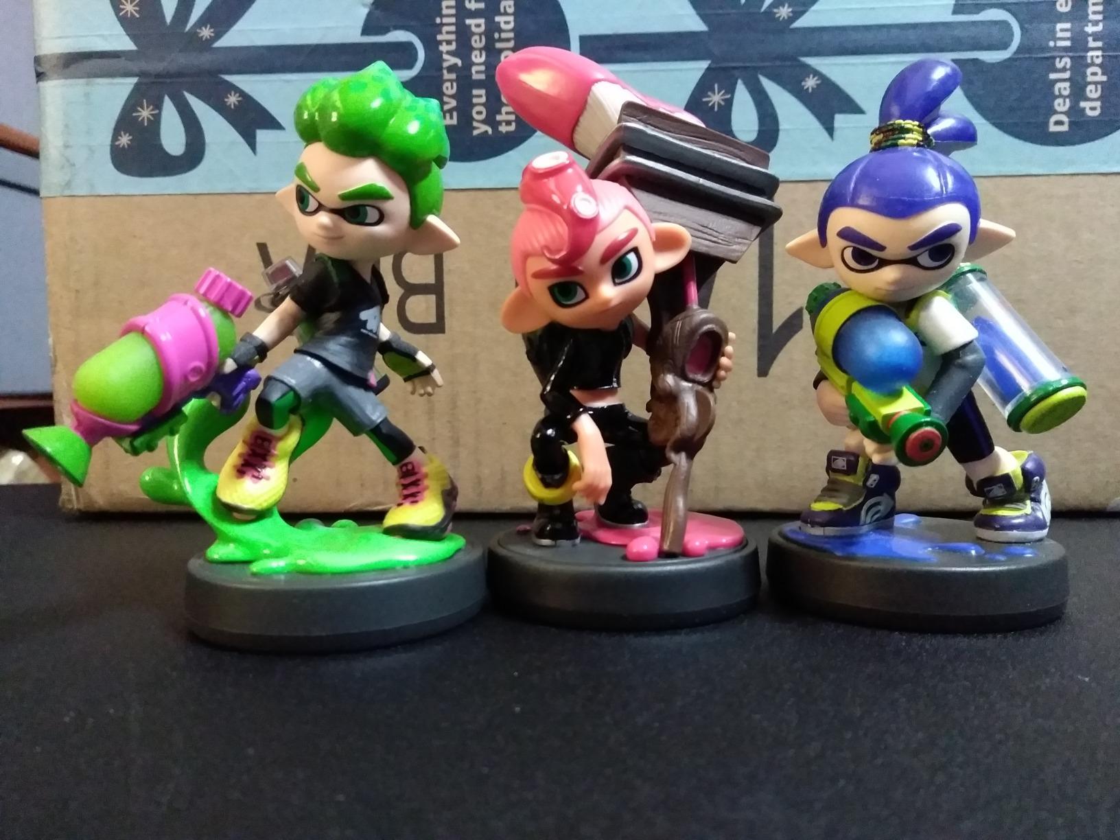 $10/mo - Finance Nintendo Splatoon Series - Octoling Amiibo 3-pack ...