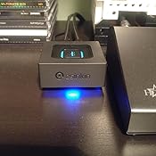 Bluetooth Audio Adapter for Music Streaming Sound System, Esinkin Wireless Audio Receiver Works ...