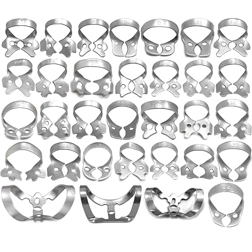 Professional Dental Rubber Dam Clamps | Endodontic Hygenic Brinker ...