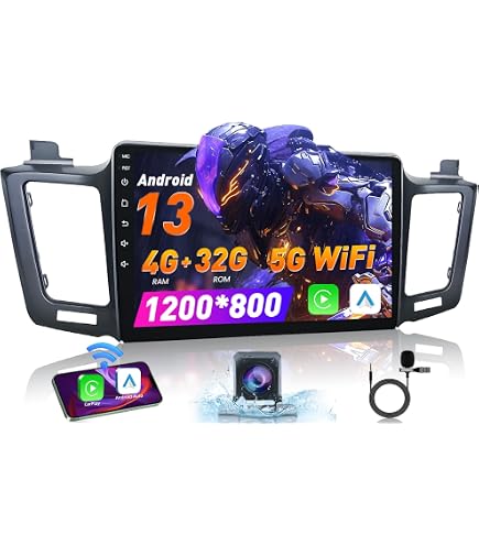 Dab Radio Auto ZZPHKK Android 13 9 Inch QLED Touchscreen Car Radio ...