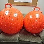 Amazon.com: 36" Knobby Bouncy Ball with Handle (Colors may vary): Toys ...