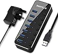 USB Hub Powered RSHTECH 7 Port USB 3.0 Data Hub: Amazon.co.uk: Electronics