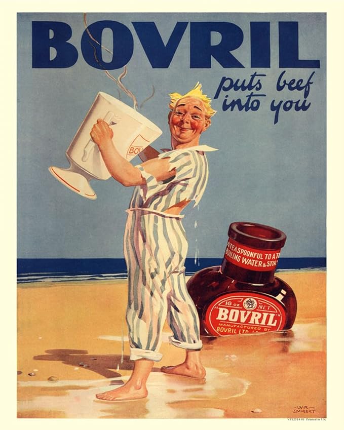 Bovril sign METAL Wall Sign 6x8inches Plaque Vintage Retro poster art ...