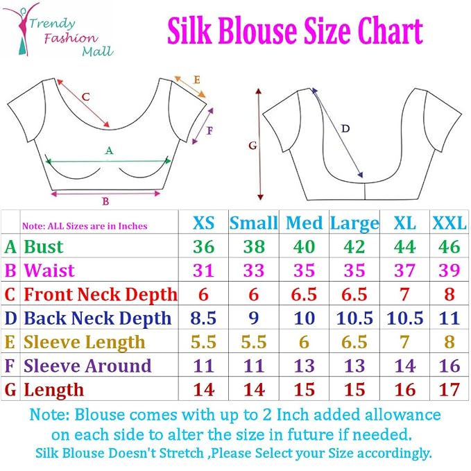Ladies Blouse Size Chart Portal posgradount edu pe