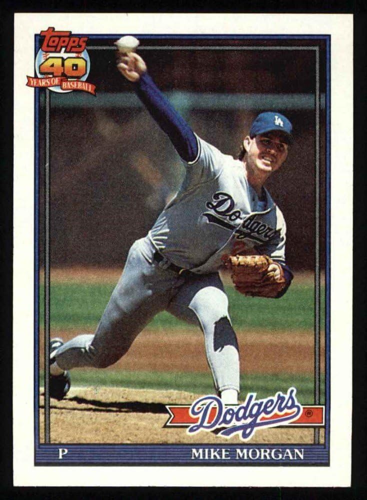 Amazon.com: 1991 Topps # 631 Mike Morgan Los Angeles Dodgers (Baseball ...