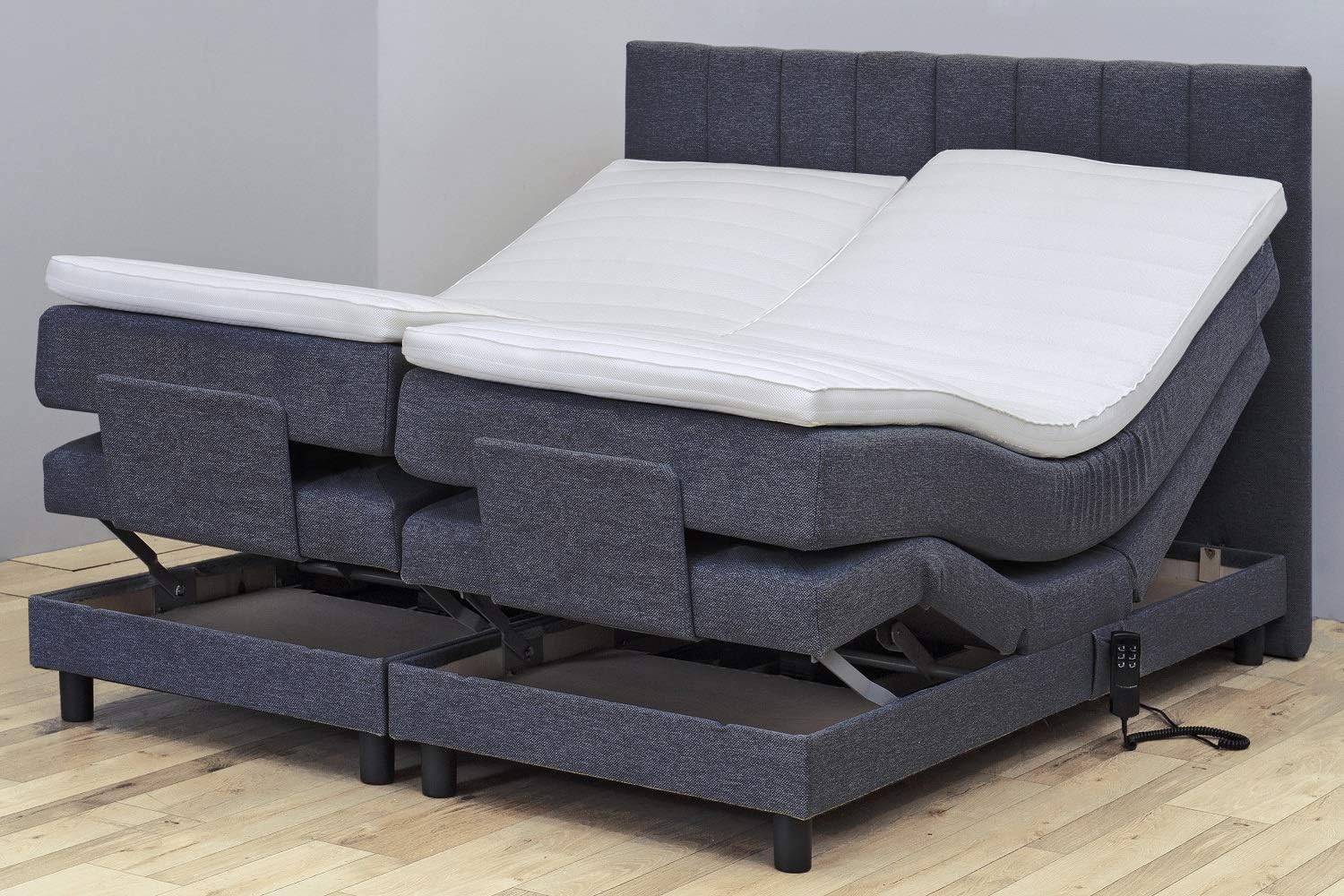 Amazon.de: Tesla Dreams Boxspringbett 180x200 Emotion - Elektrisch ...