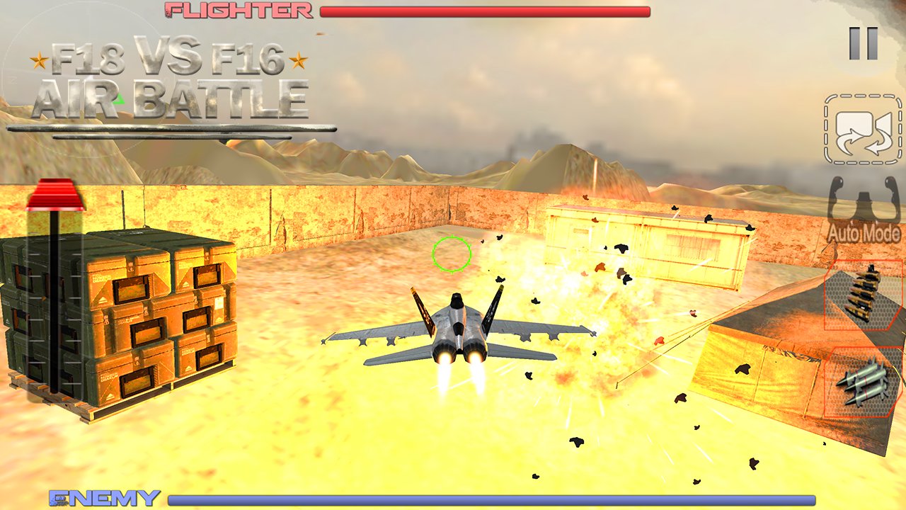 F18 vs F16 Air Battle Dogfight Attack Combat Flight Survival Hero: F16 ...